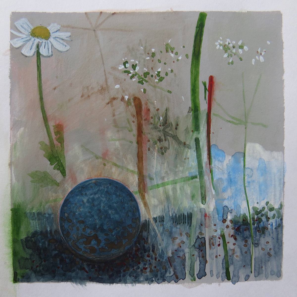 Solitary daisy by Simon M Smith | Buy Art Online | Rise Art