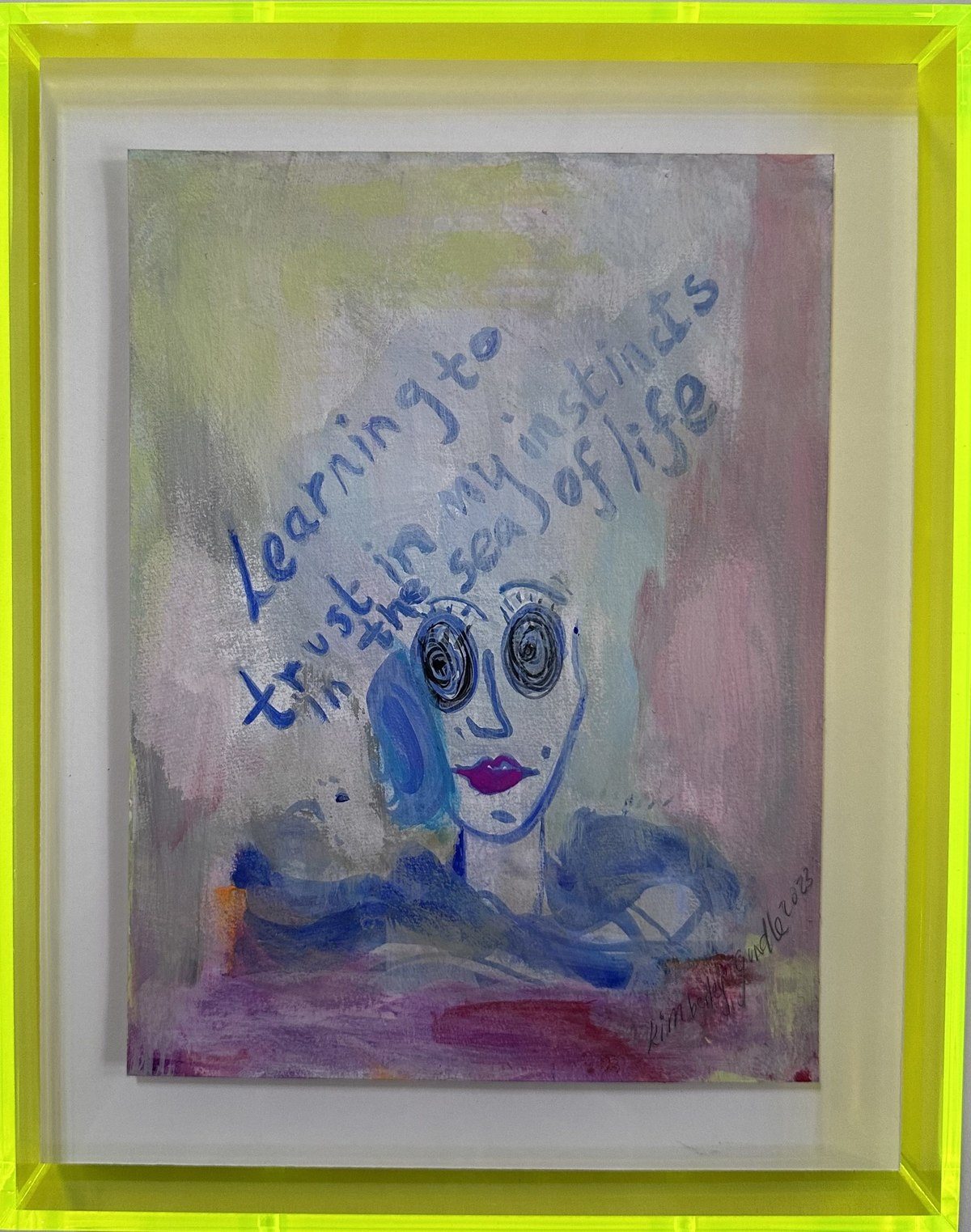 Learning to trust in my instincts in the sea of life by Kimberley ...