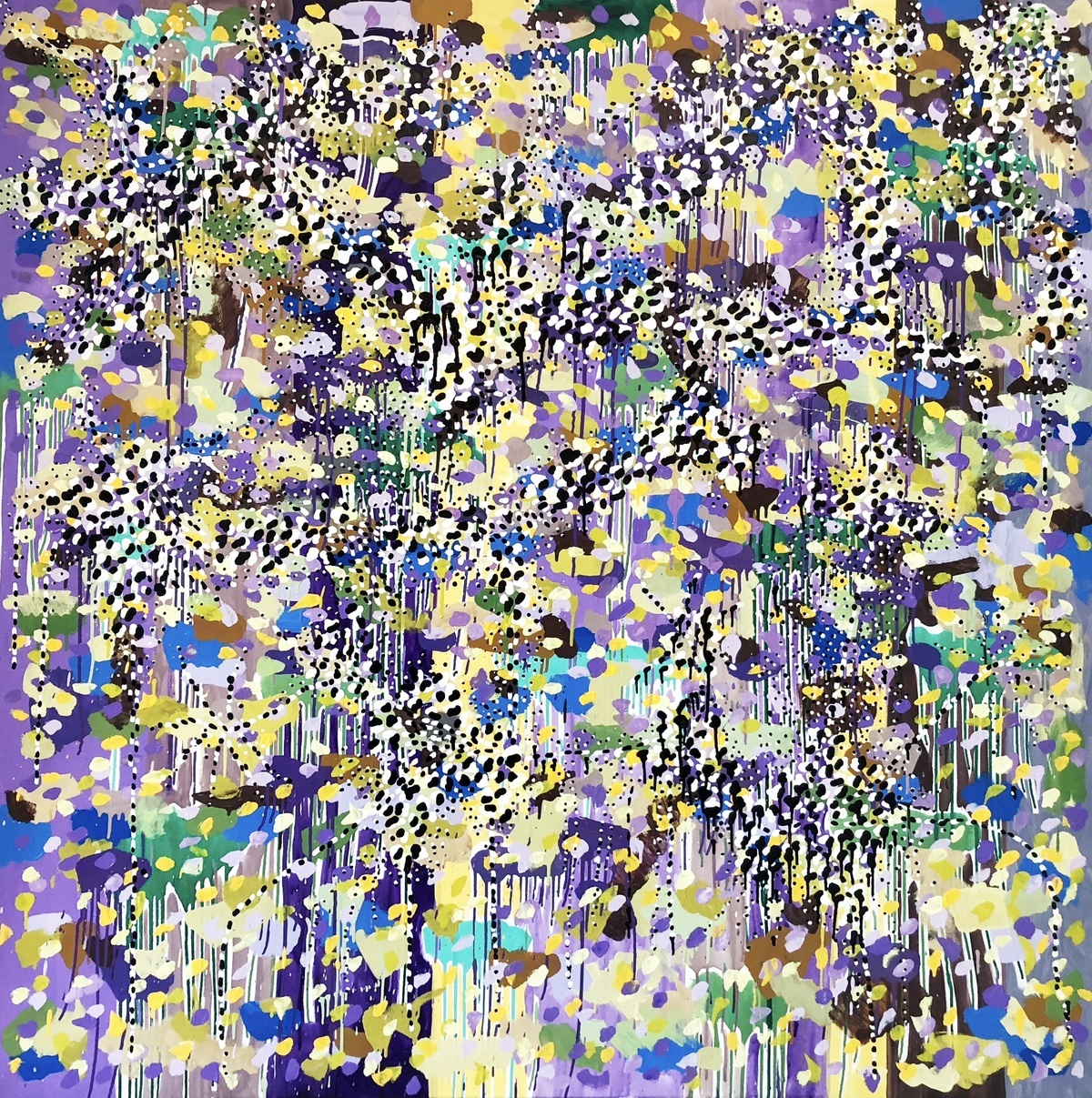 Vibrant Violet Flurry by Robert Dunt | Buy Art Online | Rise Art