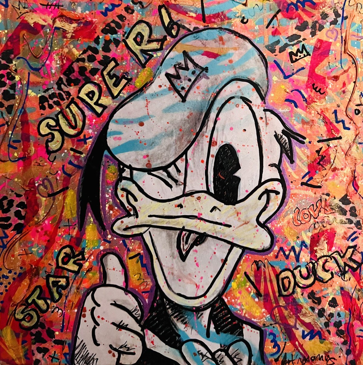 Super Donald star par ART'MONY | Acheter de l'art en ligne | Rise Art