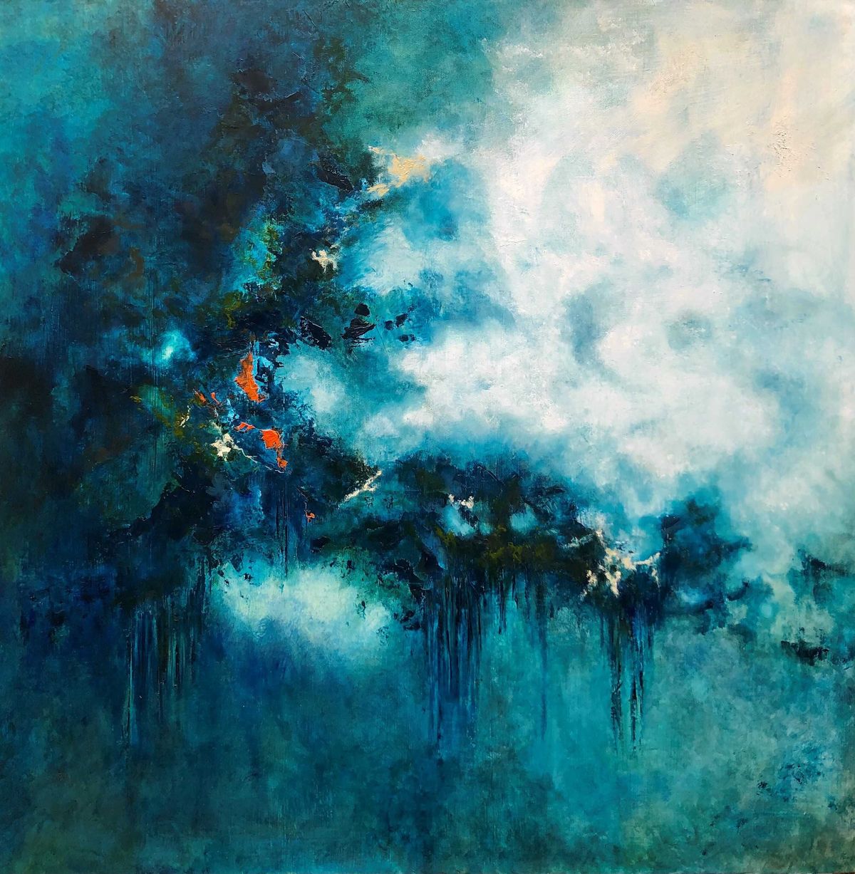 In the Sky (hommage à Miyazaki) by Isabelle Mispelon | Buy Art Online ...