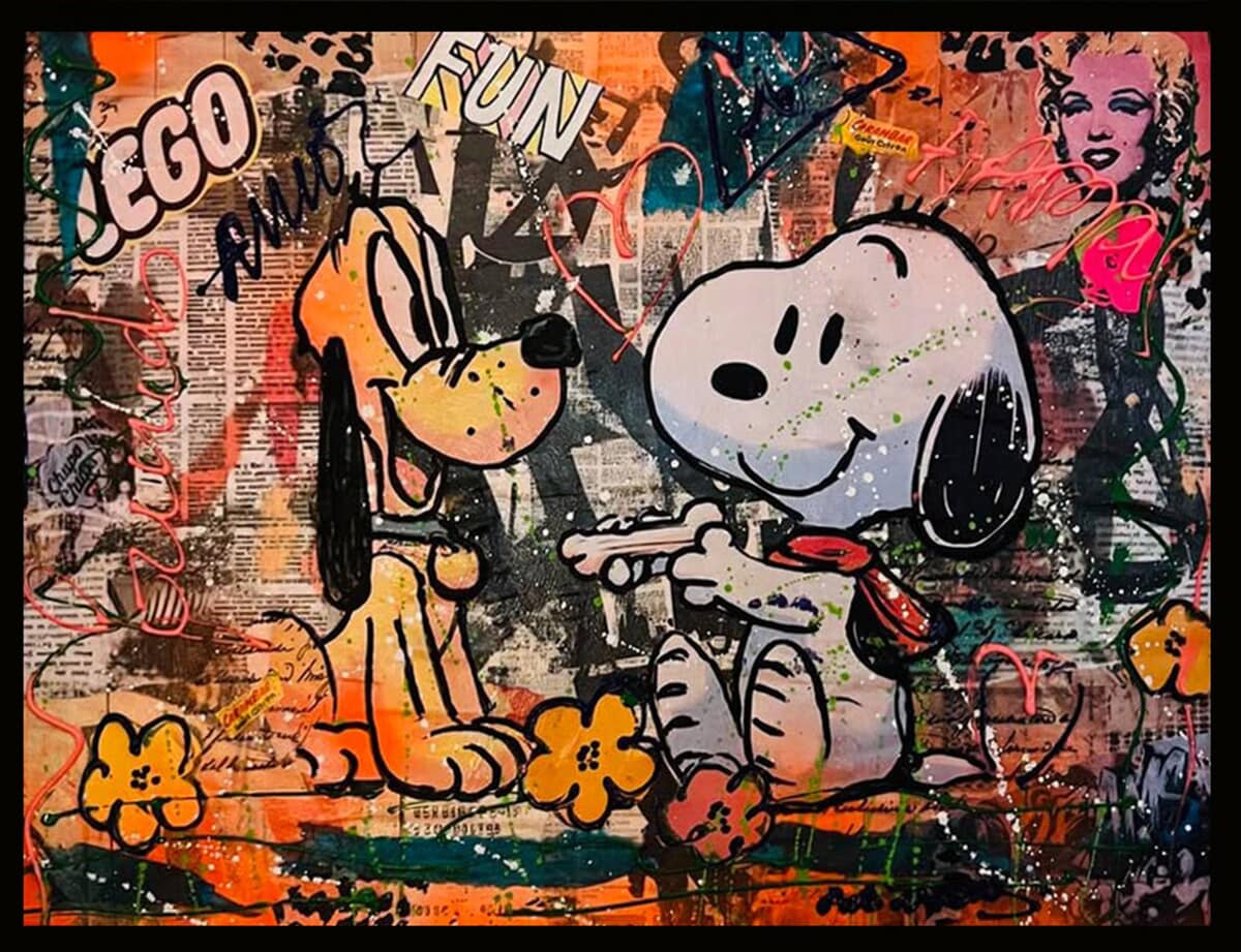 Les meilleurs amis by ART'MONY | Buy Art Online | Rise Art