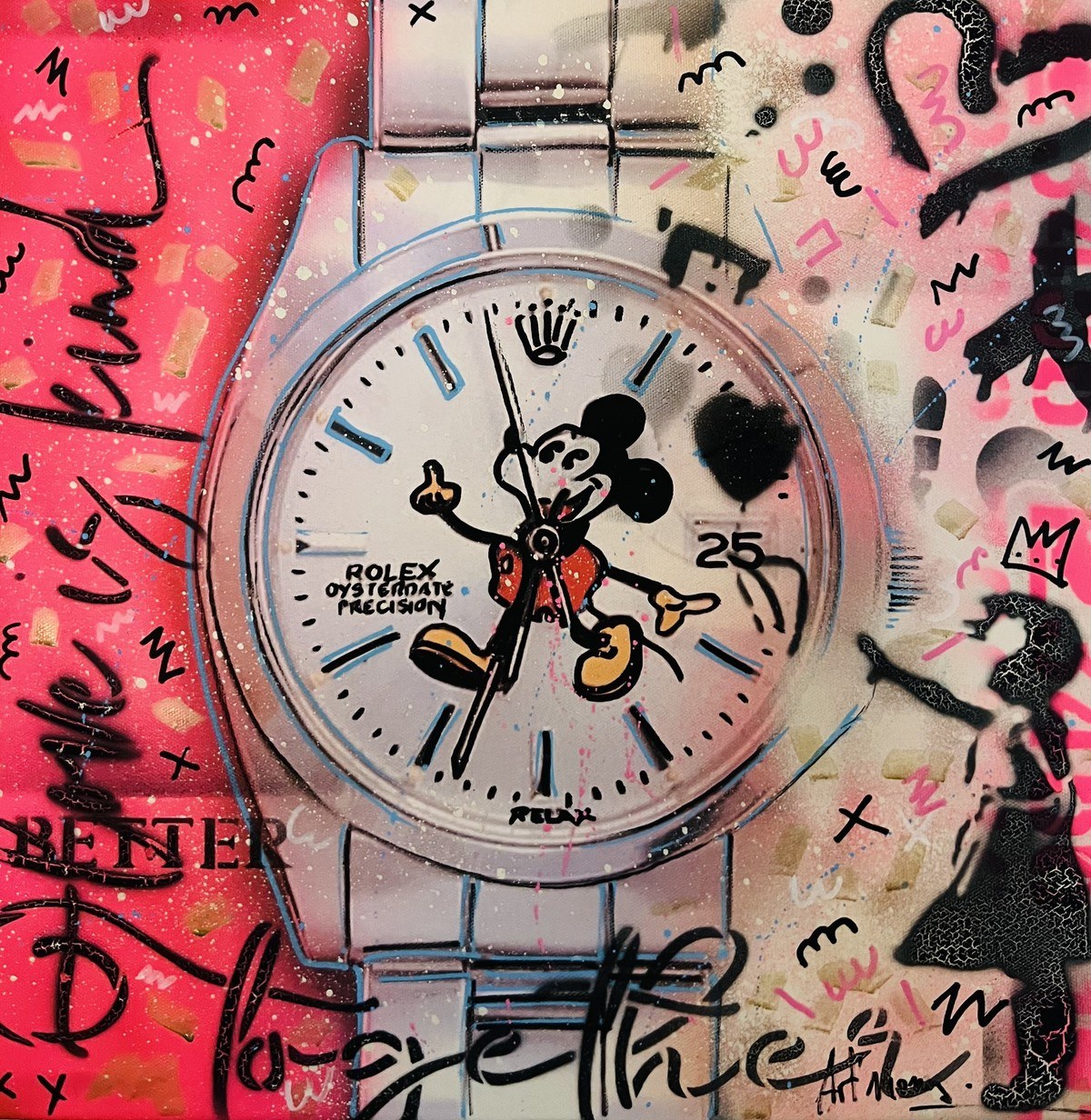 Relax Rolex pop by ART'MONY | Buy Art Online | Rise Art