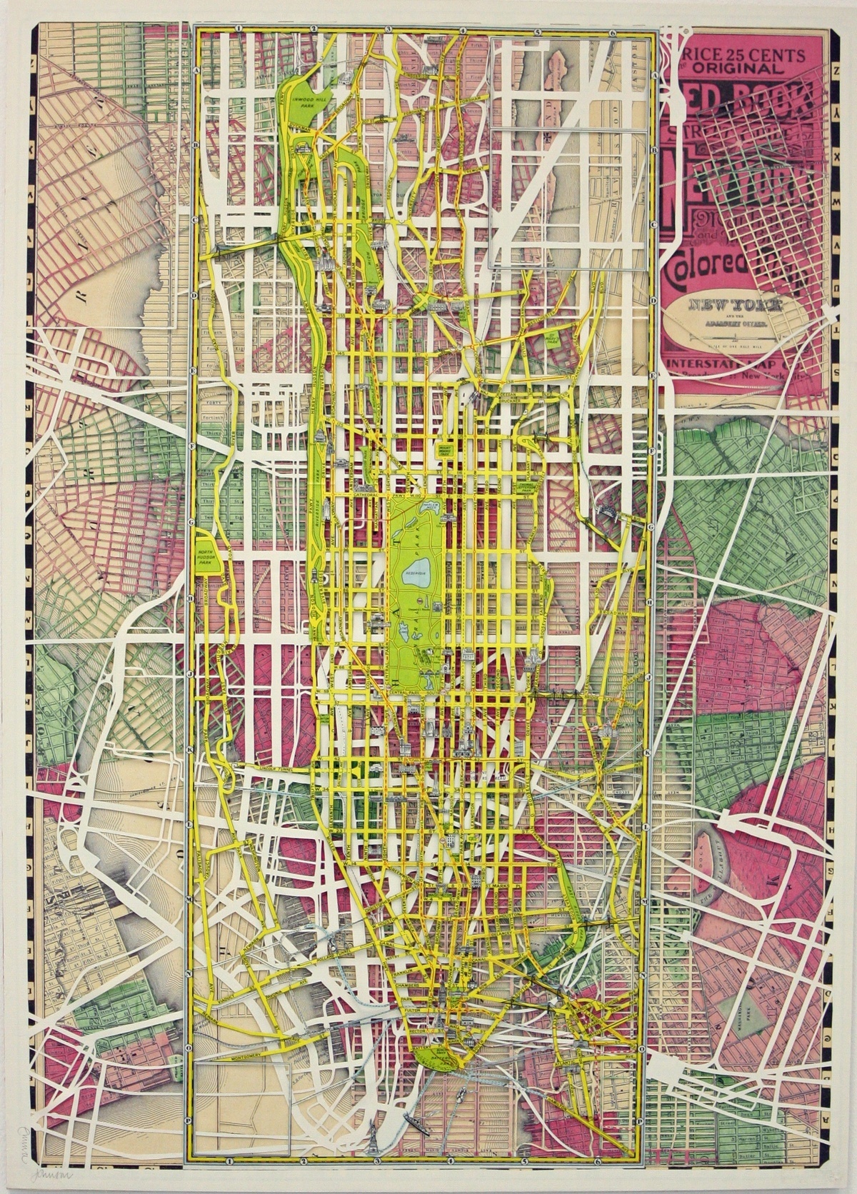 Manhattan Lines by Emma Johnson | Buy Art Online | Rise Art