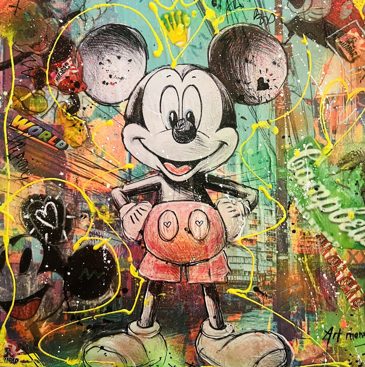 Mickey star von ART'MONY | Kunst online kaufen | Rise Art