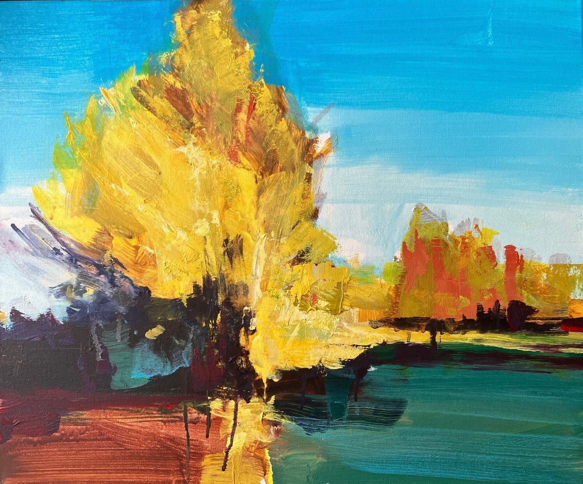 Landscape with Trees 2 by Philip Tyler | Buy Art Online | Rise Art
