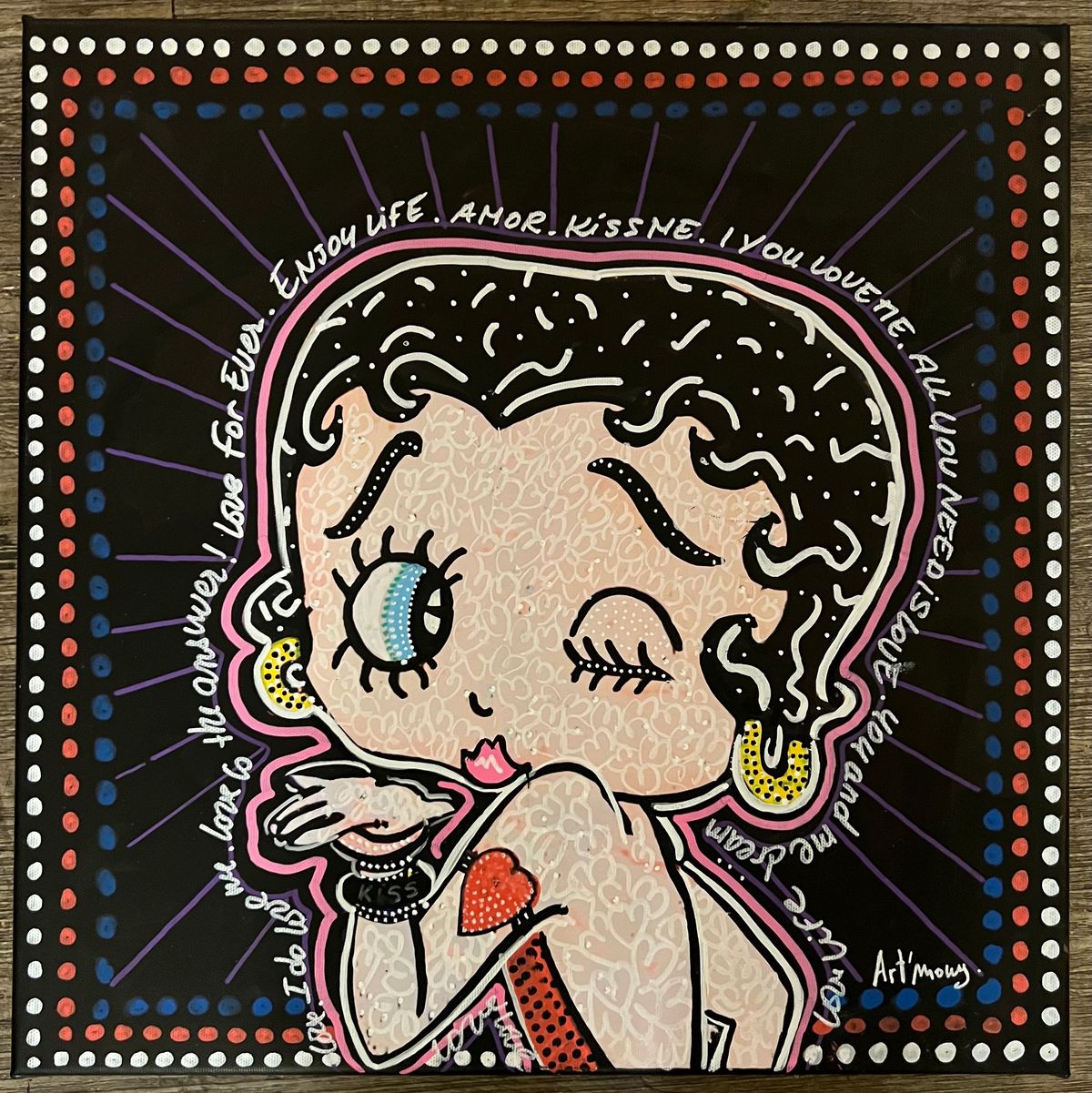 Betty Boop pop art by ART'MONY | Buy Art Online | Rise Art