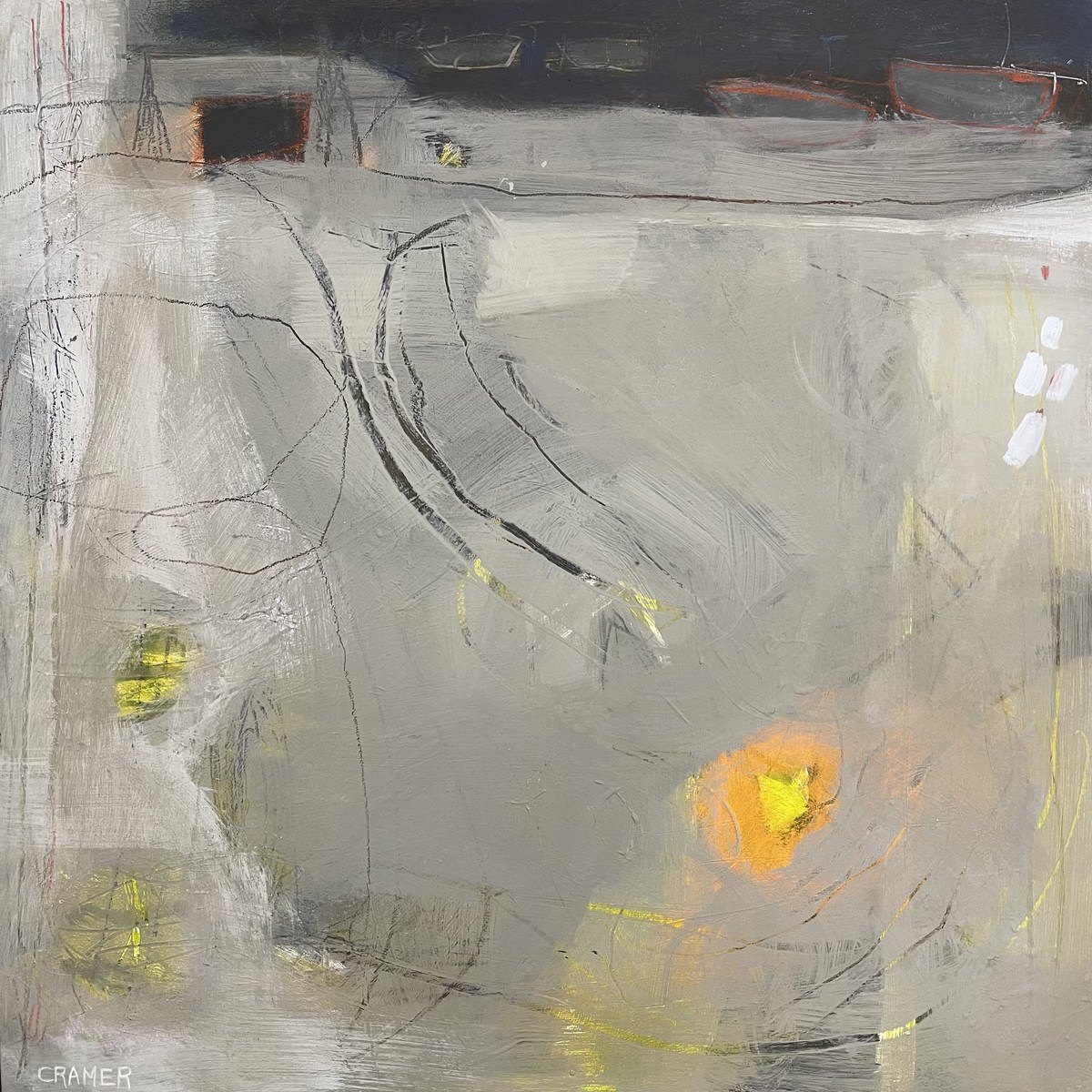 Beyond the Orange Beacon by Laura Cramer | Buy Art Online | Rise Art