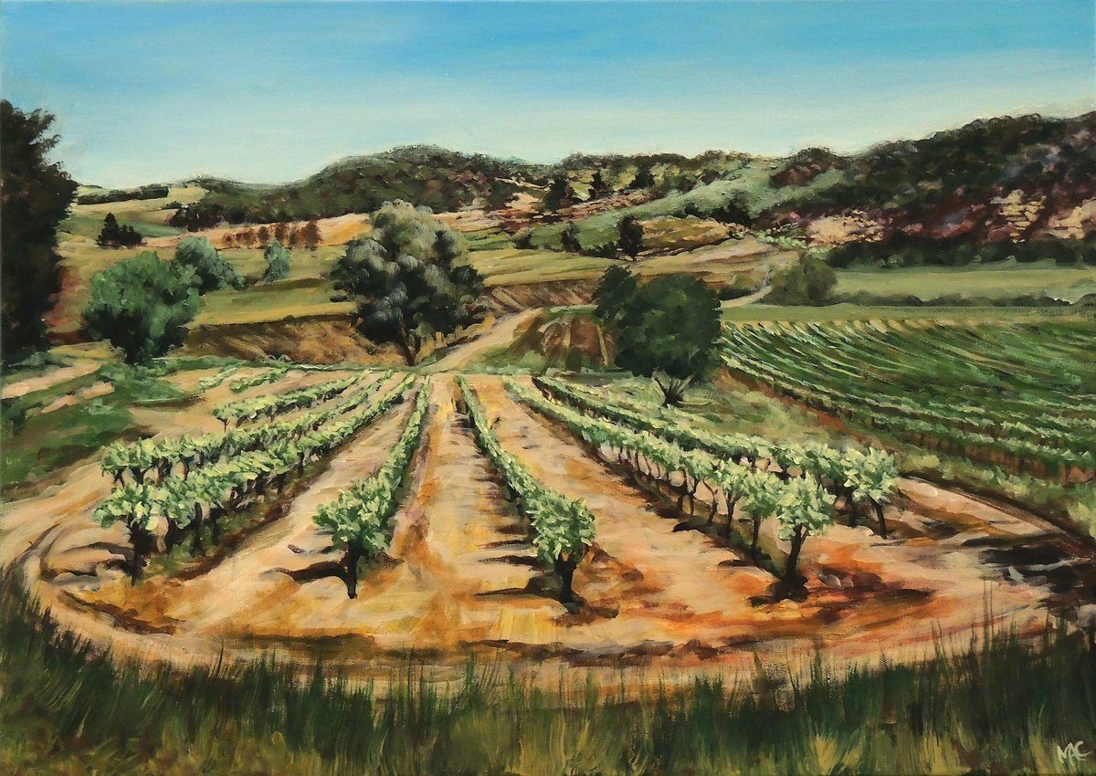 Between the vines by Malcolm Macdonald | Buy Art Online | Rise Art