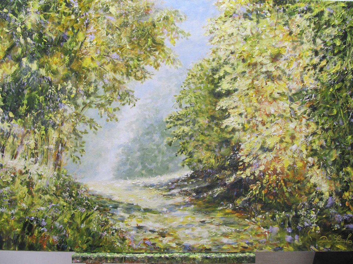 doux soleil d'automne par Brigitte Di Scala | Acheter de l'art en ligne ...