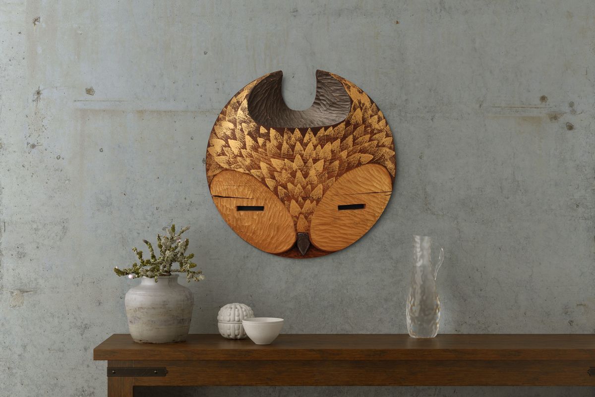 Grand duc by Gibus | Buy Art Online | Rise Art