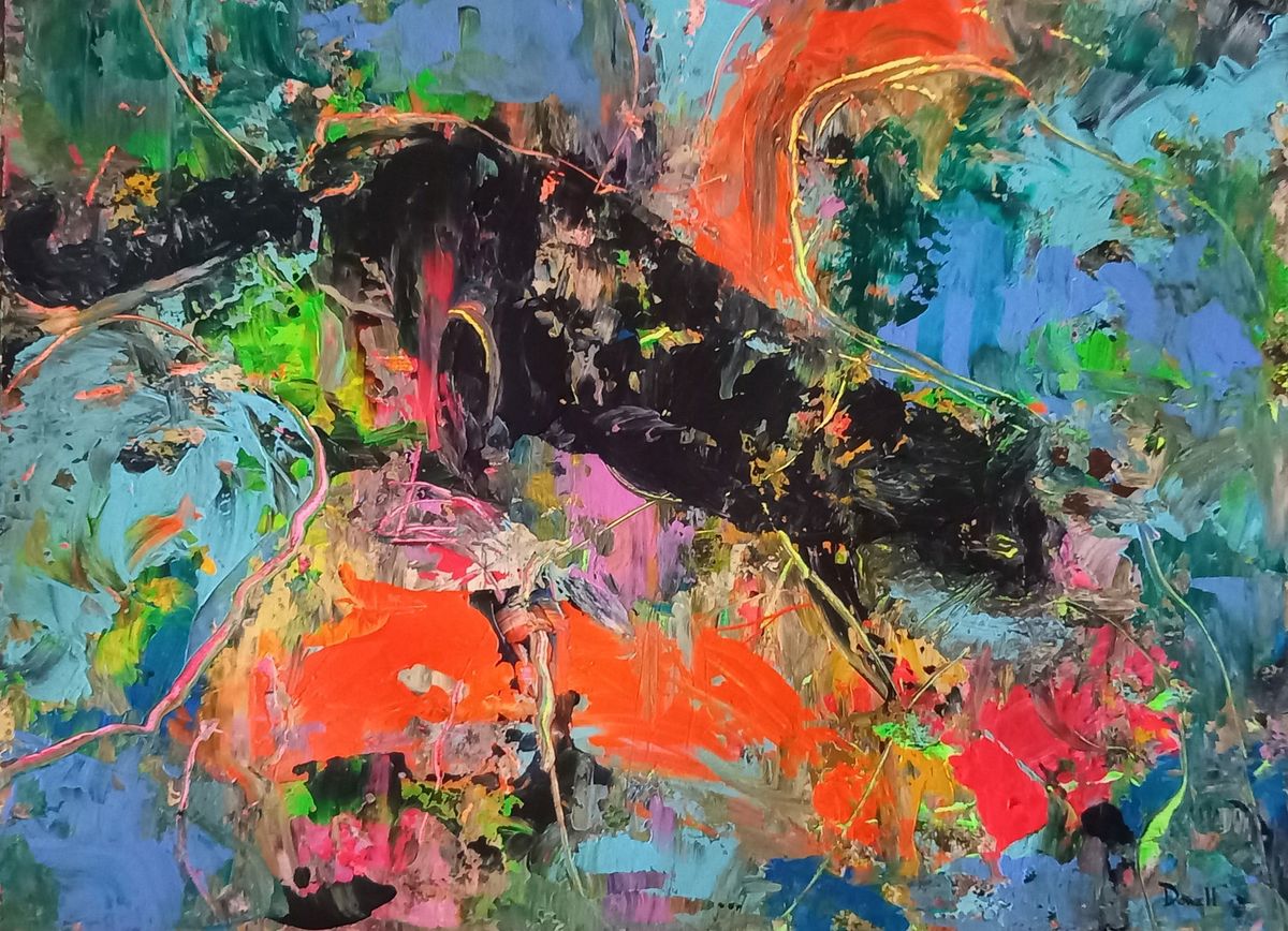 Out Catting Around par Jill Dowell | Acheter de l'art en ligne | Rise Art