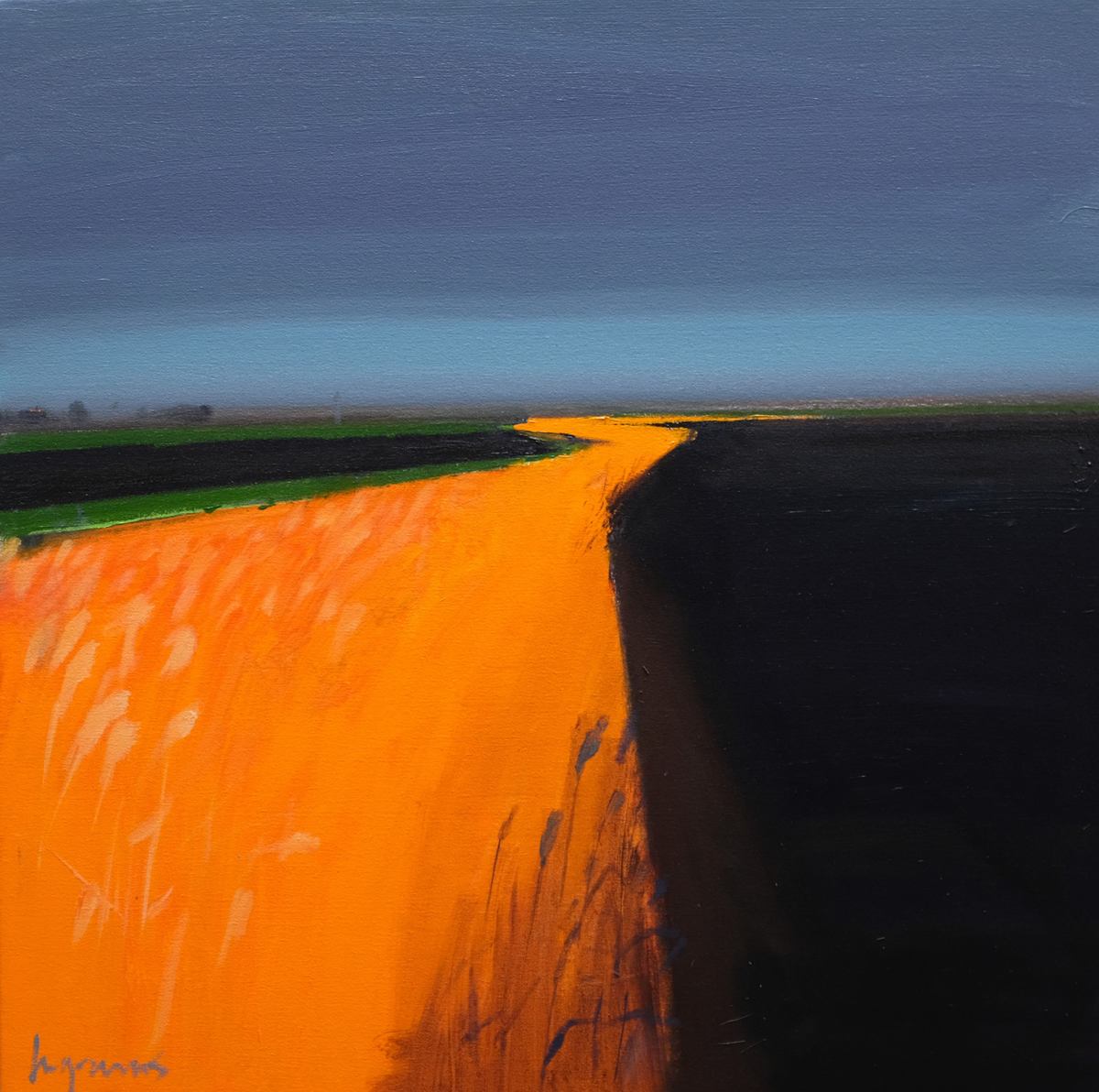 Black Fields, Jan 2023 by Fred Ingrams | Buy Art Online | Rise Art