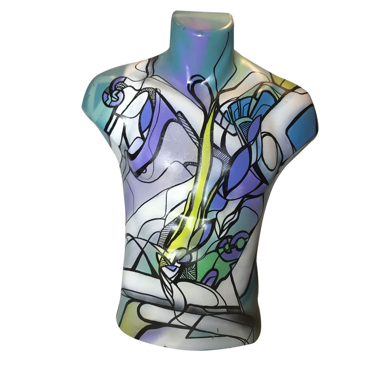 Bustre abstract par Florkey | Acheter de l'art en ligne | Rise Art