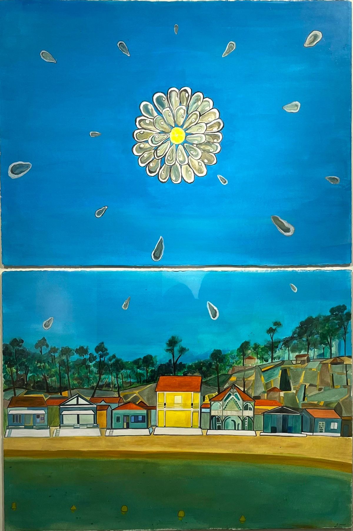 Le village de l'herbe par Pierre Carret | Acheter de l'art en ligne ...