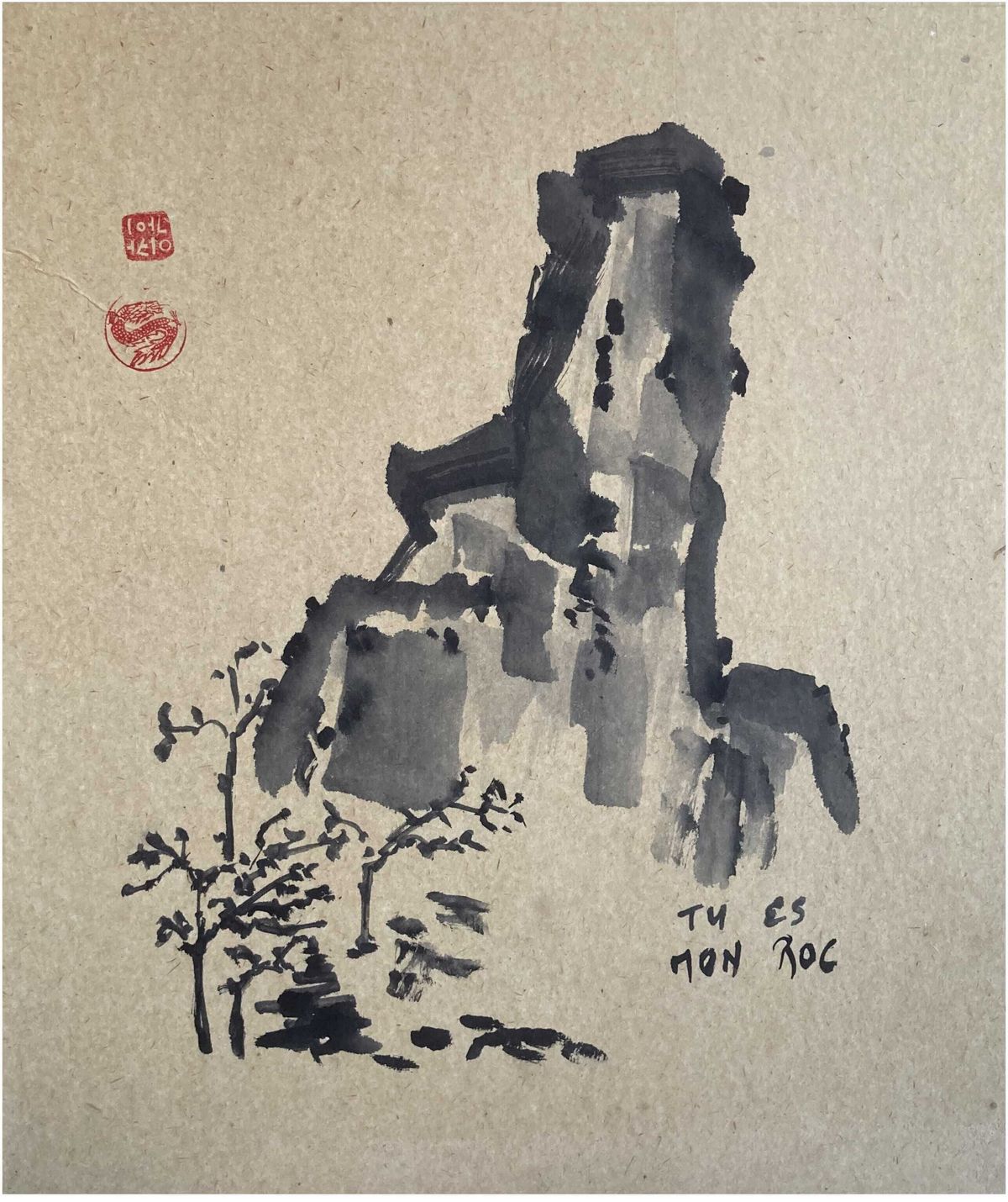 Tu es mon Roc 4 par Catherine Hoang | Acheter de l'art en ligne | Rise Art