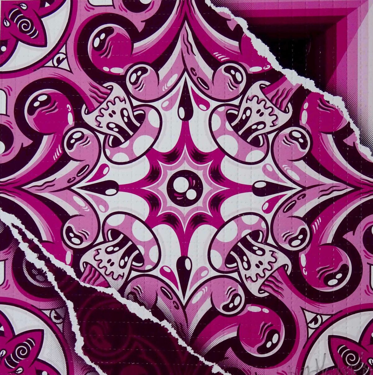 AZ373 - Trippin' red by Add Fuel | Buy Art Online | Rise Art