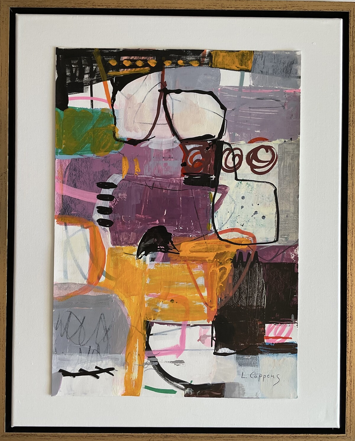 Collage 2025-01 von Linda Coppens | Kunst online kaufen | Rise Art