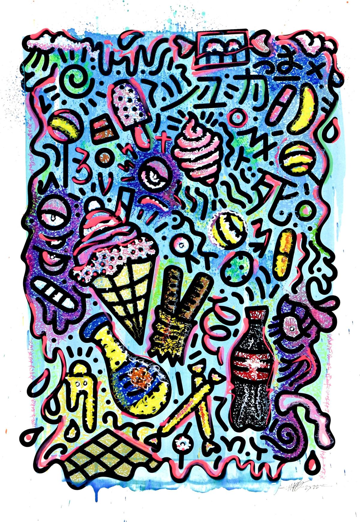 Sugar Free "Pop" by Woo | Buy Art Online | Rise Art