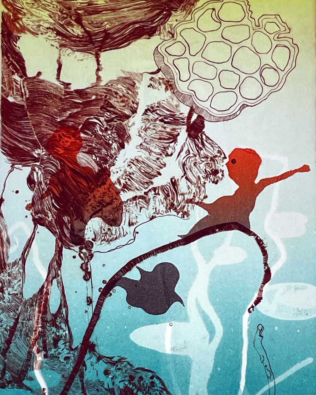 La joie de vivre by Rong Guo | Buy Art Online | Rise Art