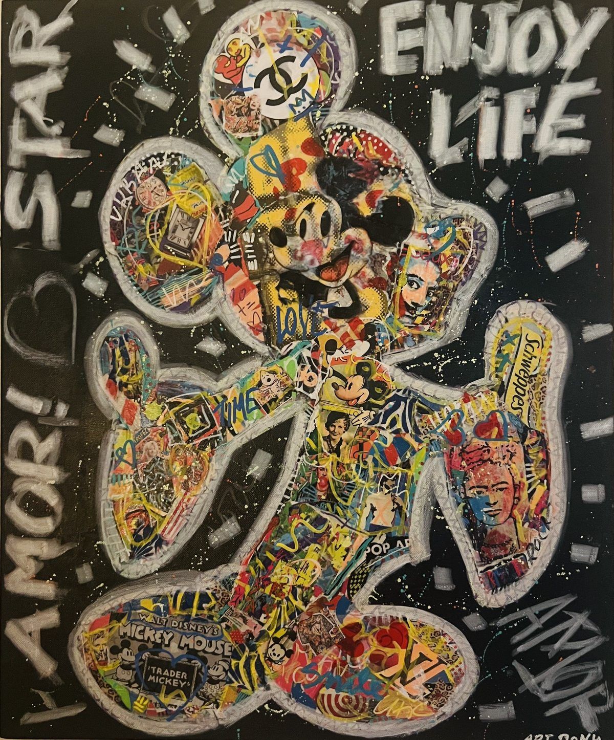 Enjoy life ! par ART'MONY | Acheter de l'art en ligne | Rise Art