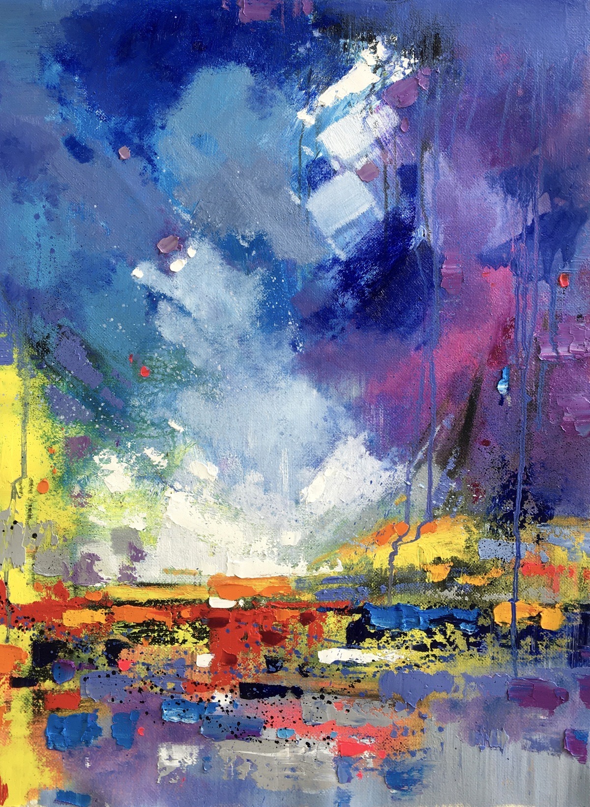 Colorful sky 620 par Jingshen You | Acheter de l'art en ligne | Rise Art