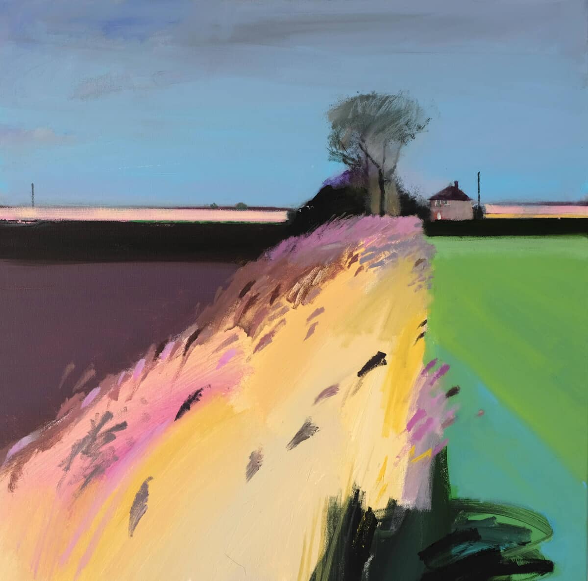 Railway Line, Pymoor, March 2025 by Fred Ingrams | Buy Art Online ...