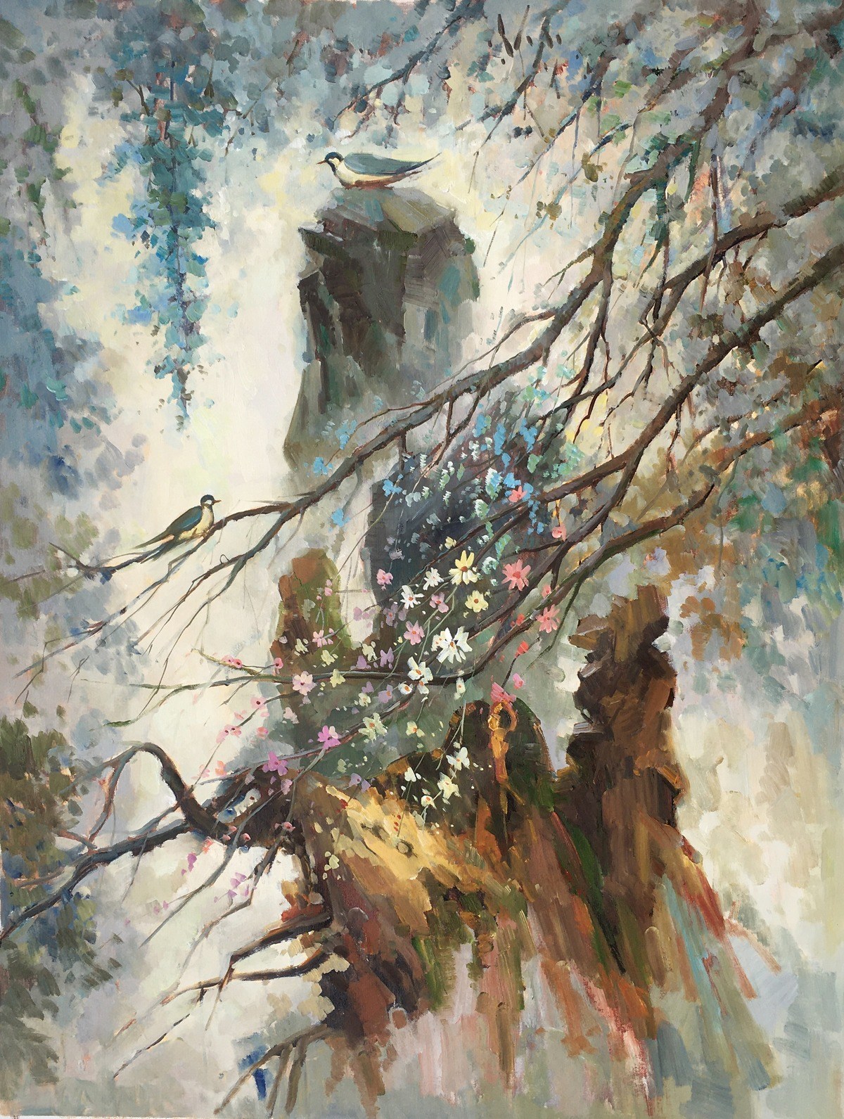 Spring 1298 par Jingshen You | Acheter de l'art en ligne | Rise Art