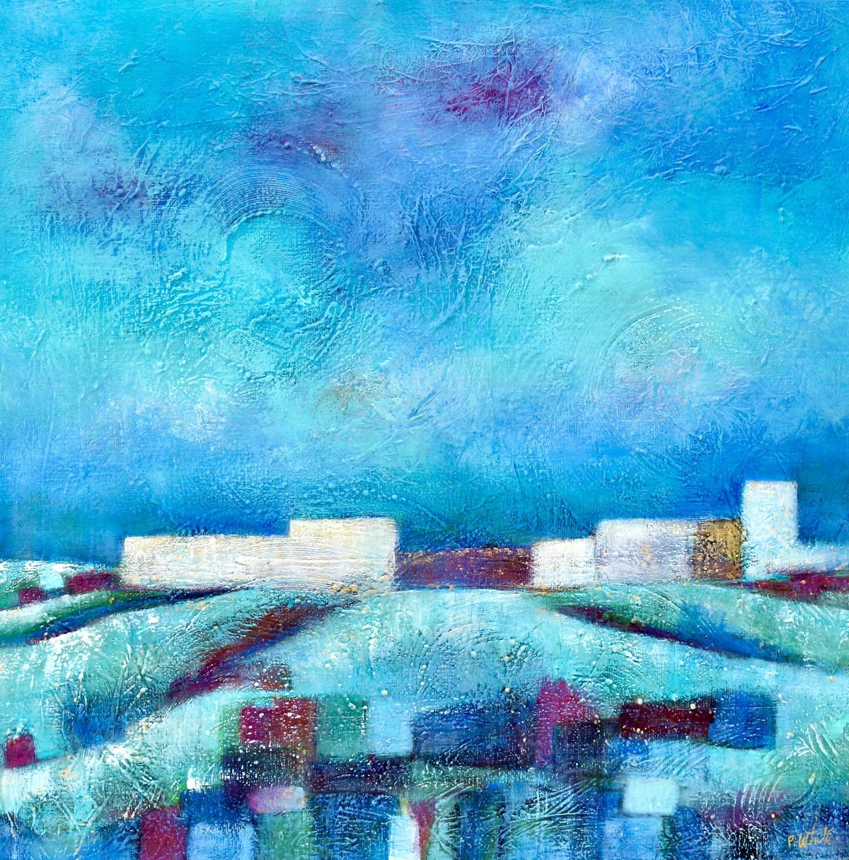 Winter landscape by Pascale White | Buy Art Online | Rise Art