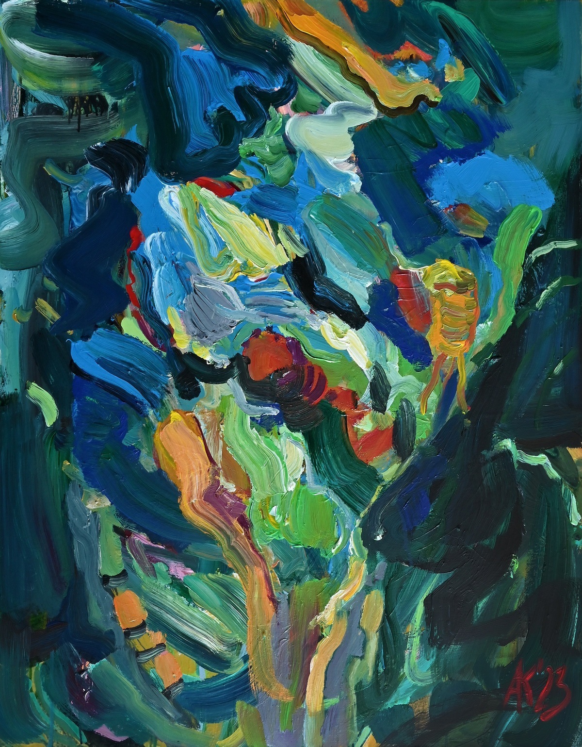 Abstract Wilderness by Asta Kulikauskaite Krivickiene | Buy Art Online ...