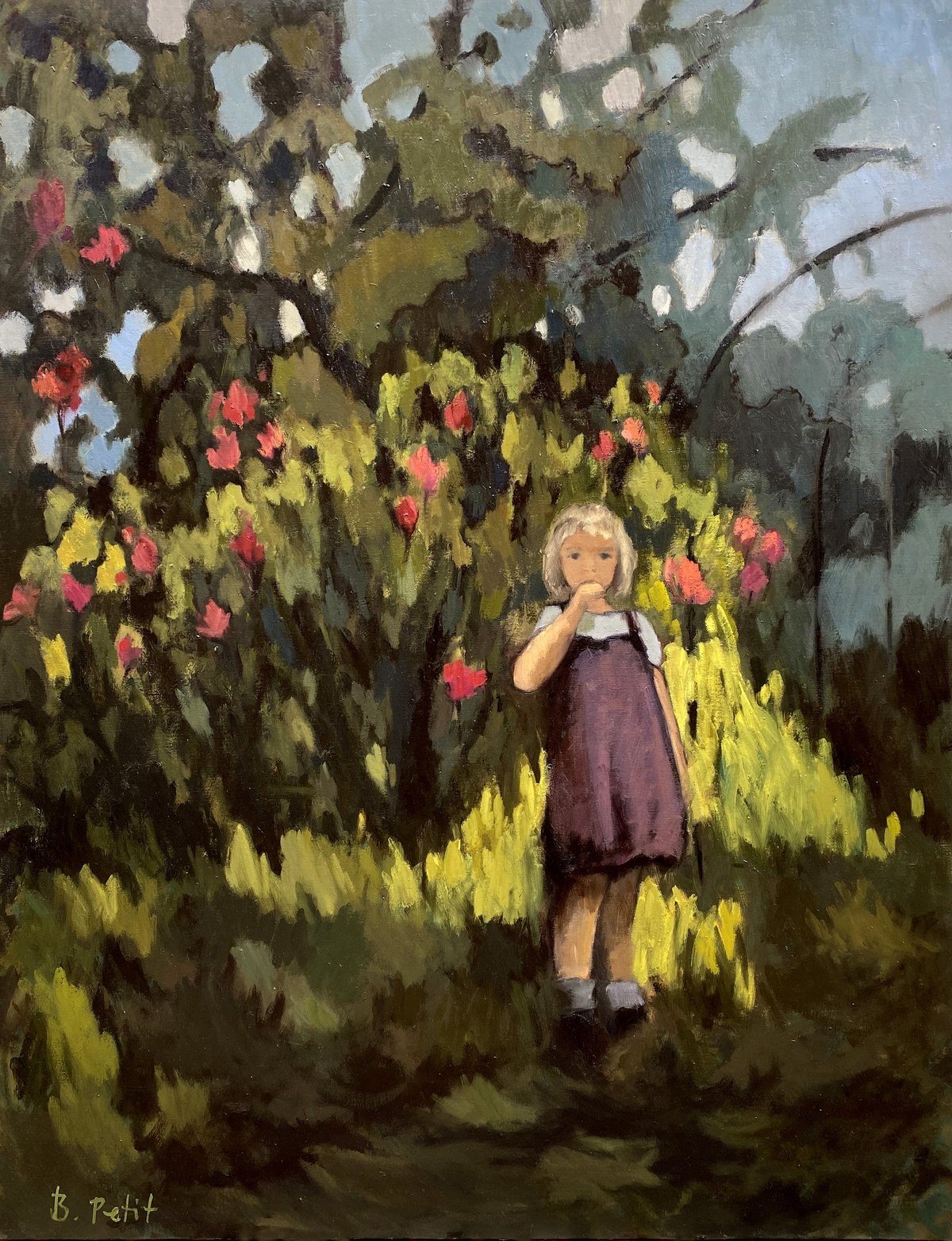 Le jardin de mon enfance by Barbara Petit Lisy | Buy Art Online | Rise Art