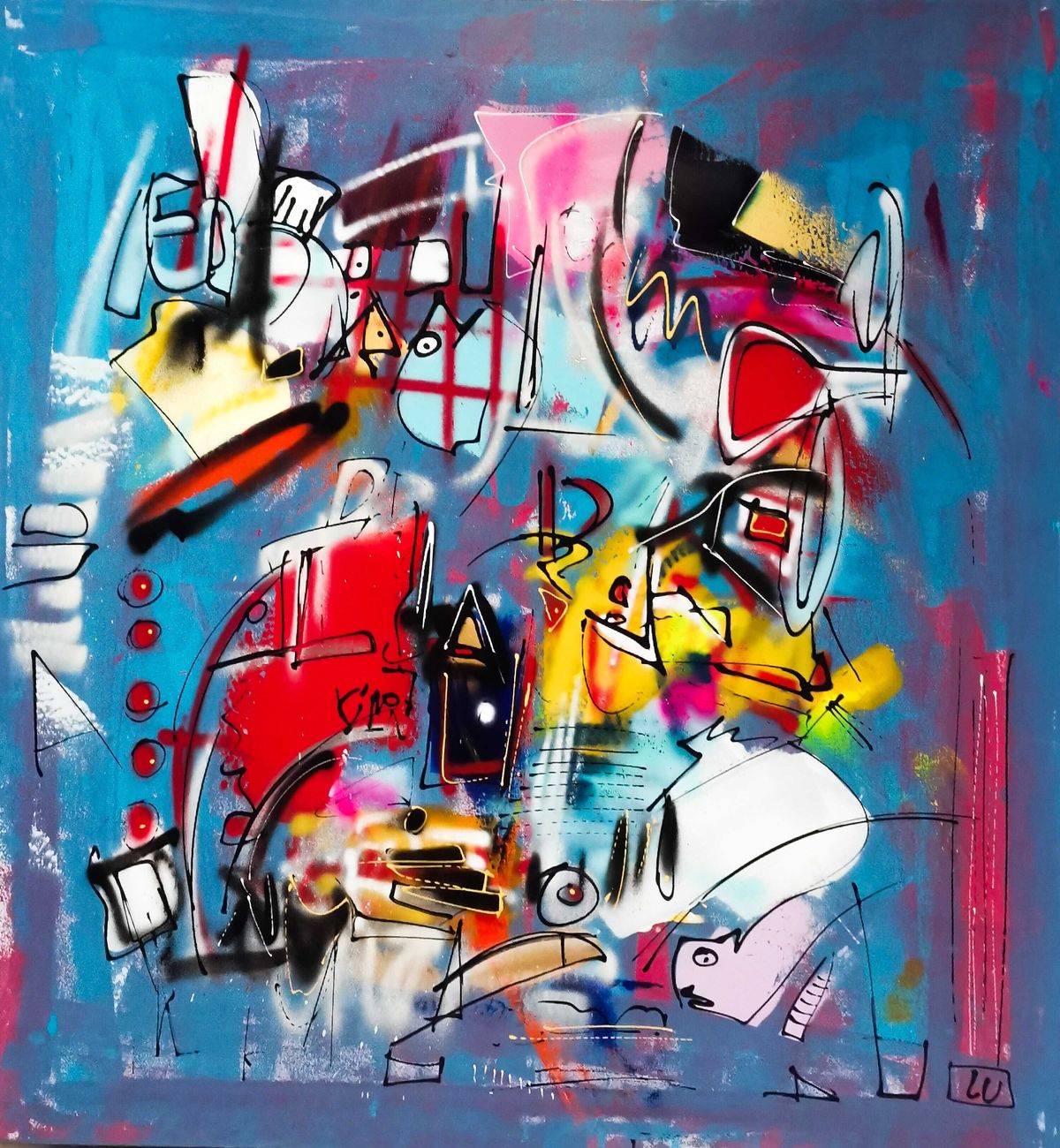 Bleu Nuit par Luc Villard | Acheter de l'art en ligne | Rise Art