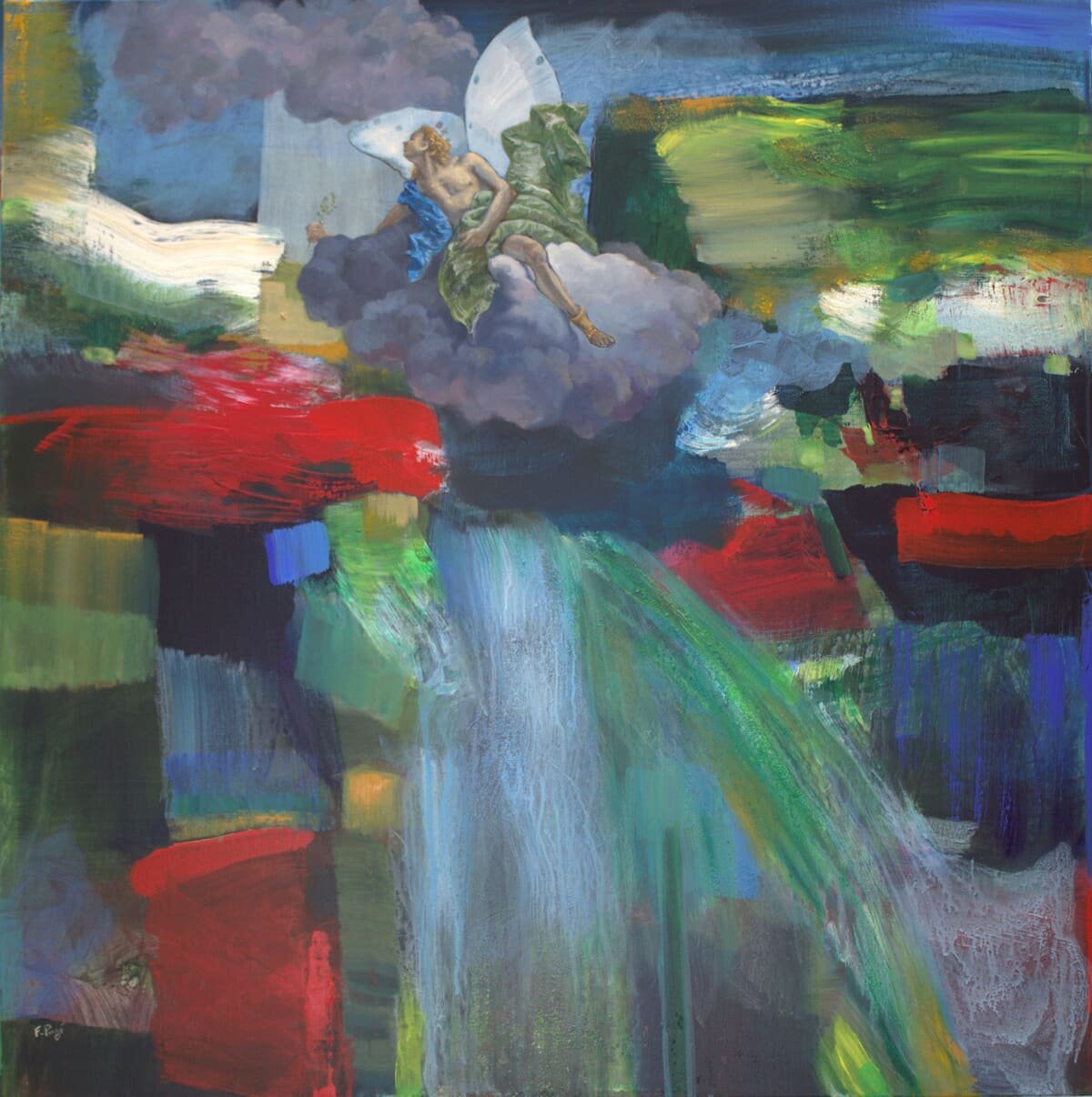 Zéphyr implorant Zeus d'une union avec Flore pour faire refleurir le ...