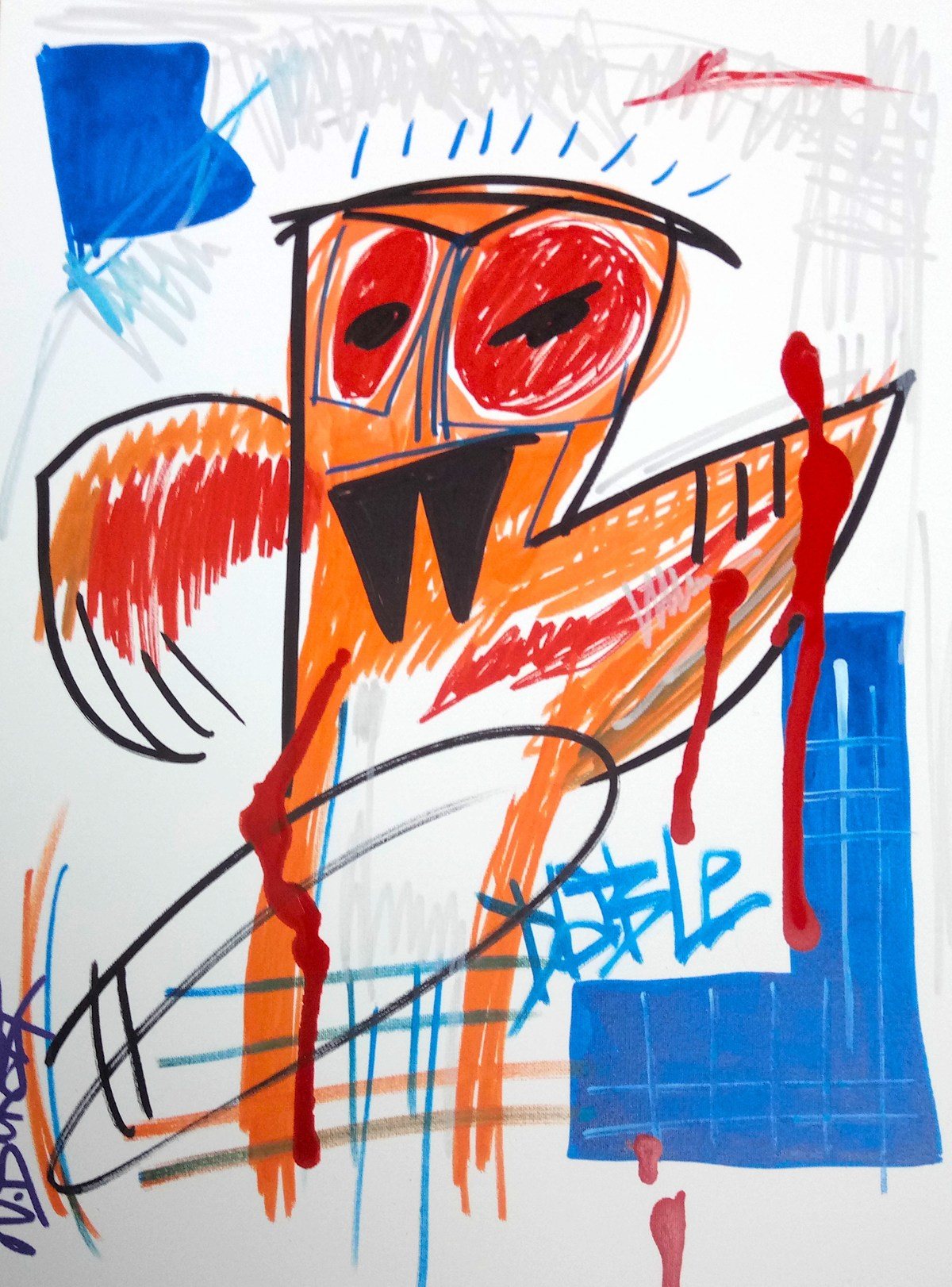 Drawing 0ne par Noah Borger | Acheter de l'art en ligne | Rise Art