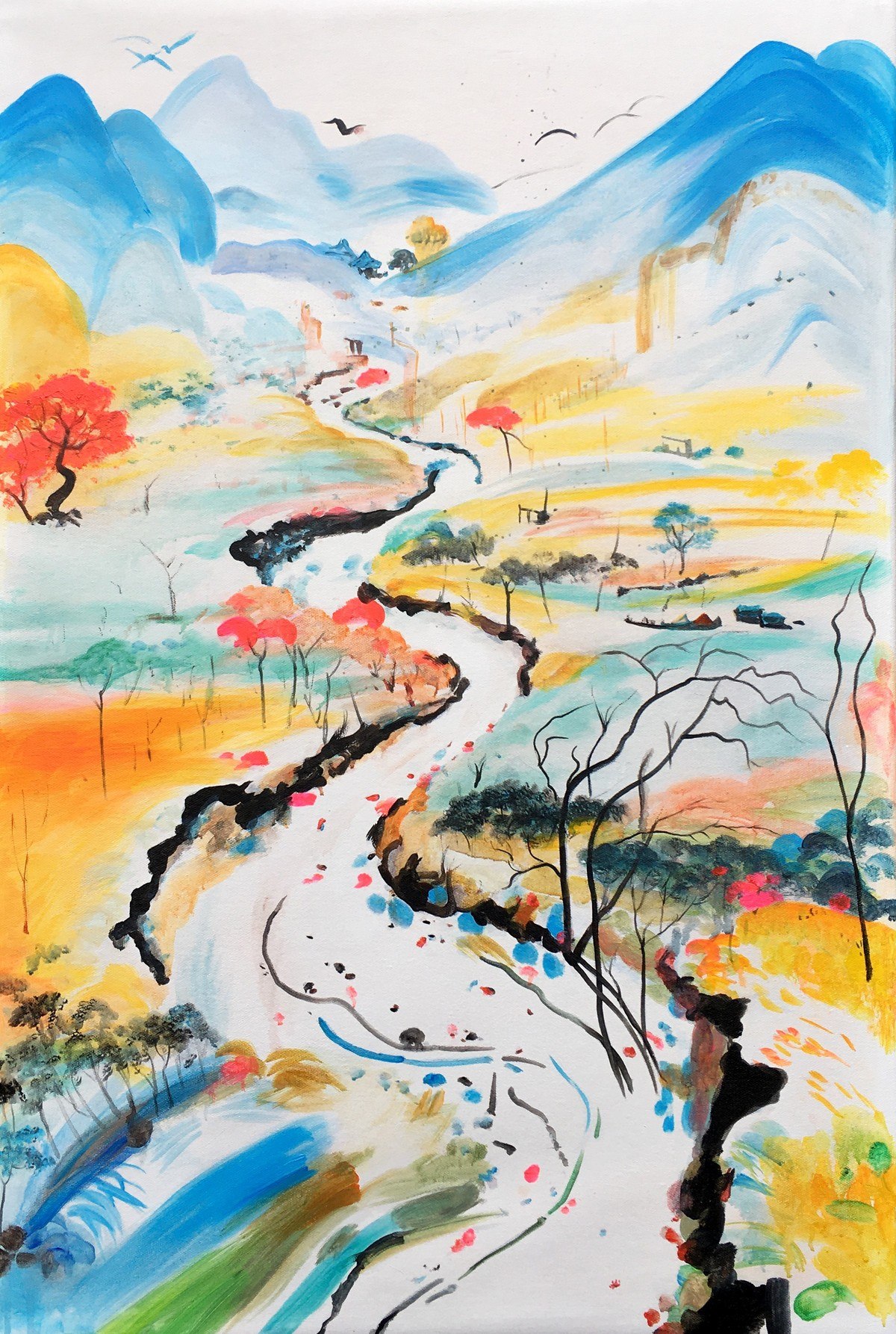 Spring 1295 par Jingshen You | Acheter de l'art en ligne | Rise Art