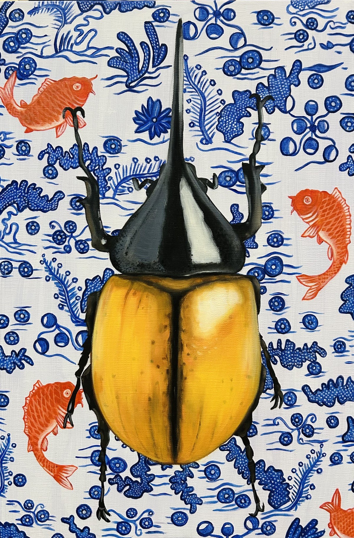 Hercules and the Gold Fish by Antonia Hart | Buy Art Online | Rise Art