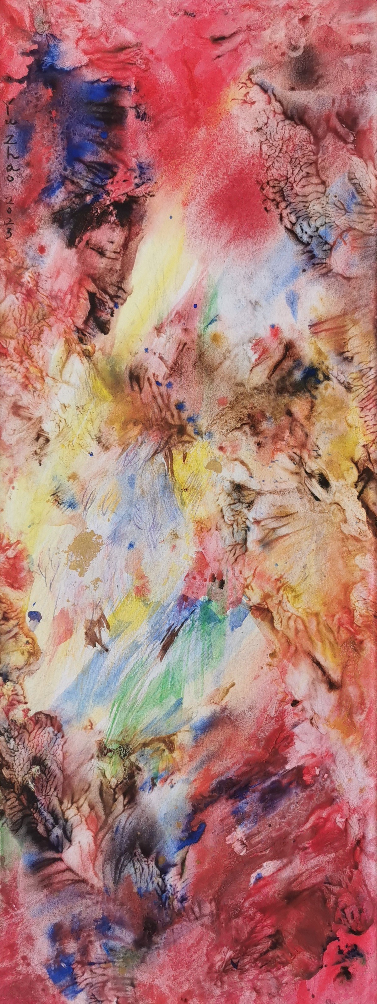 Vallée rouge by Yu Zhao | Buy Art Online | Rise Art