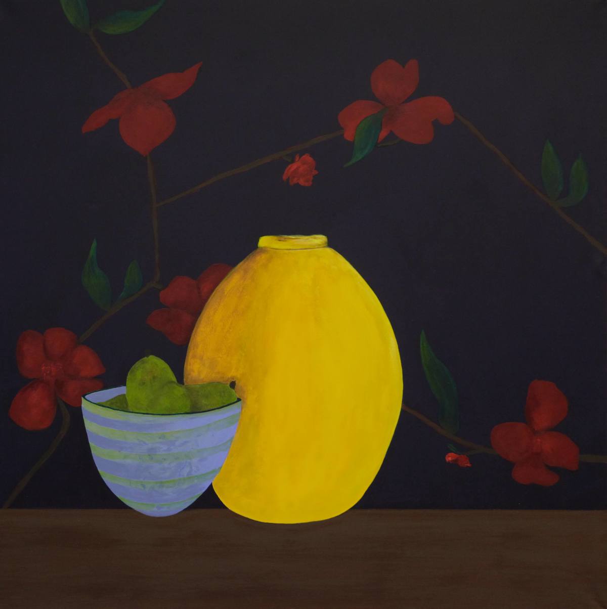 Yellow Pear par Dawn Beckles | Acheter de l'art en ligne | Rise Art