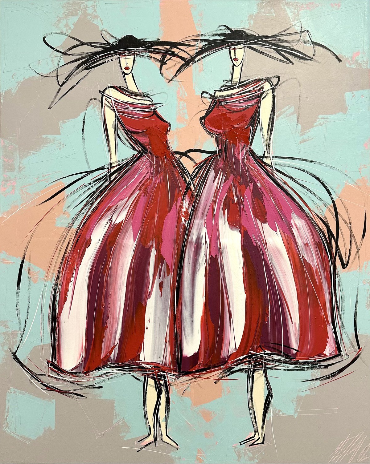 Les danseuses rouges… (En scène 2023) par OLIVIER MESSAS | Acheter de l ...