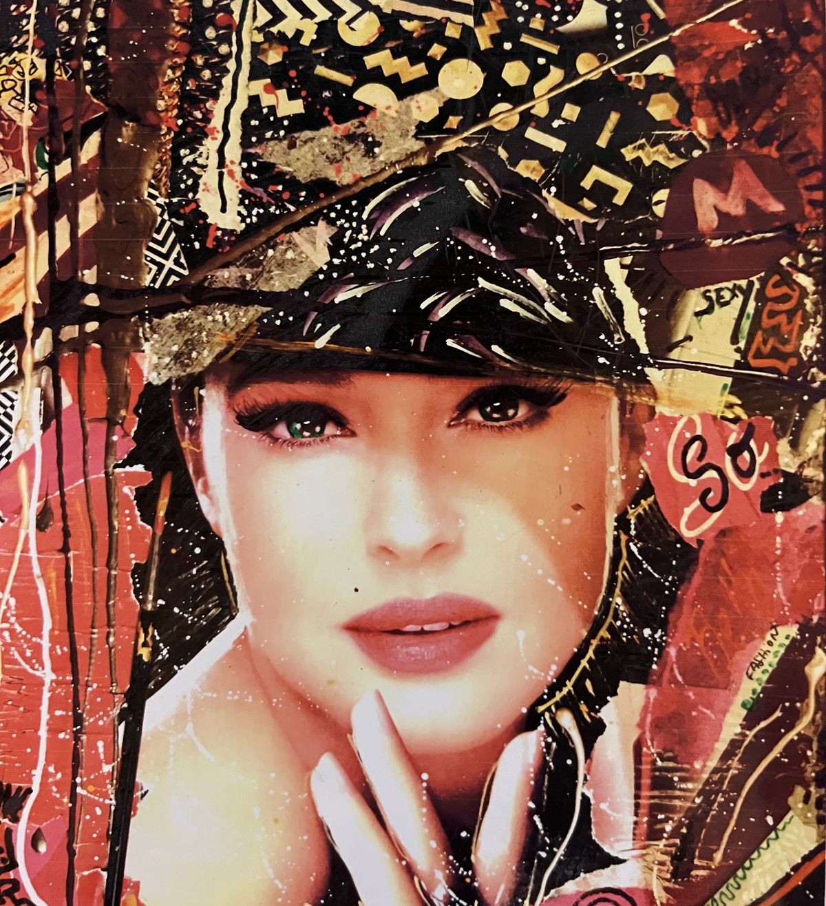 Monica Bellucci pop art par ART'MONY | Acheter de l'art en ligne | Rise Art