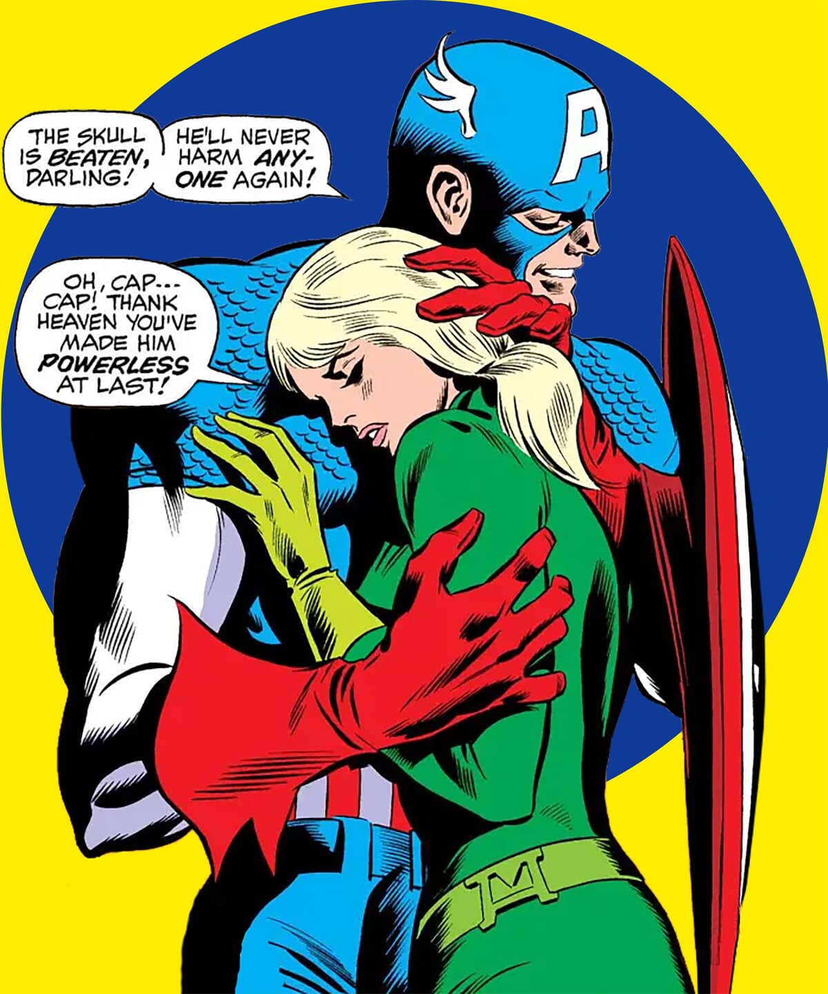 CAPTAIN AMERICA LOVES HER by MC Garbage | Buy Art Online | Rise Art