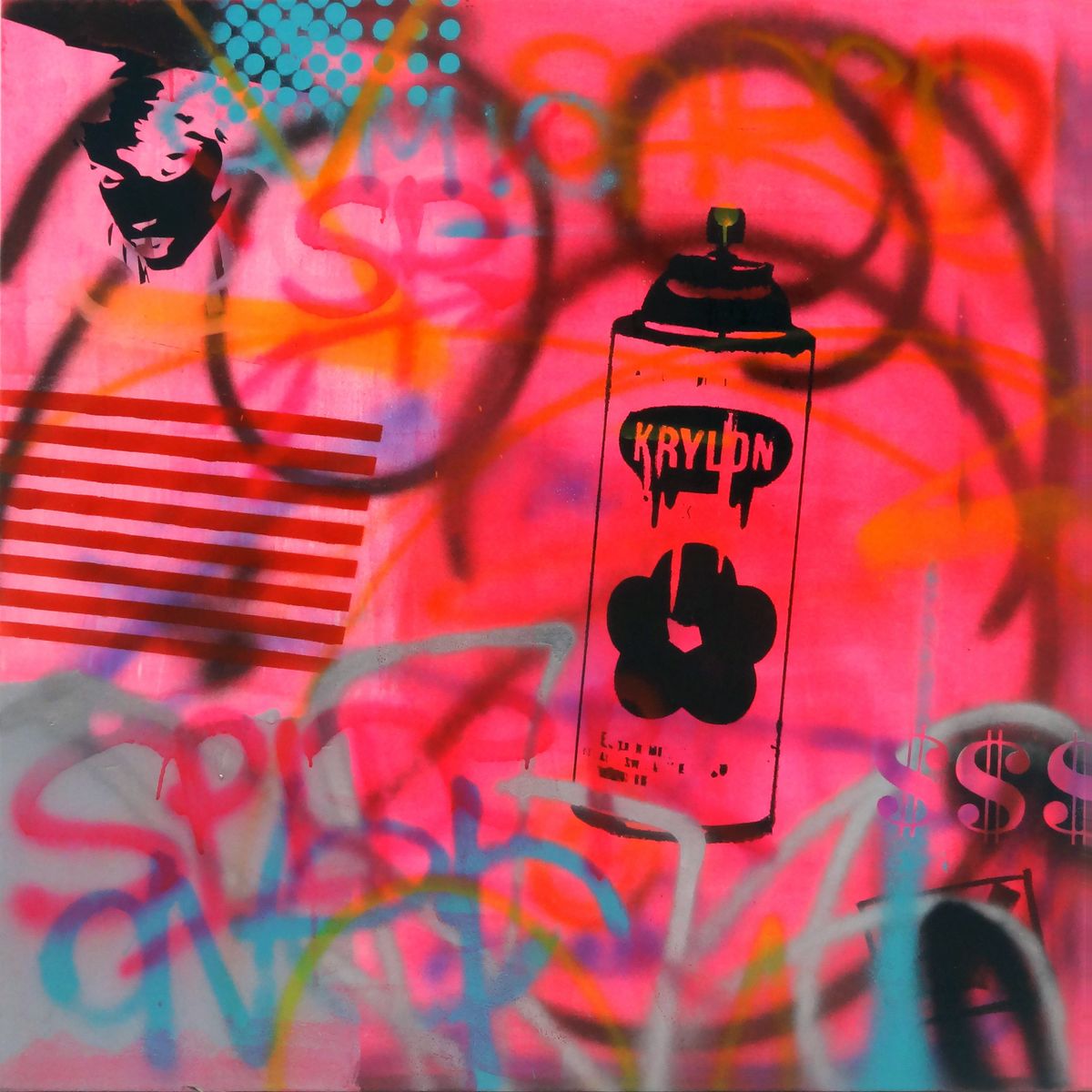 Pink wall par MC Garbage | Acheter de l'art en ligne | Rise Art