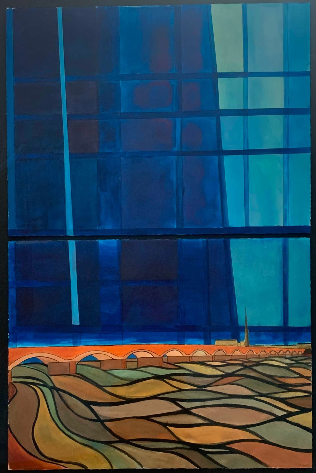 Le pont de pierre par Pierre Carret | Acheter de l'art en ligne | Rise Art