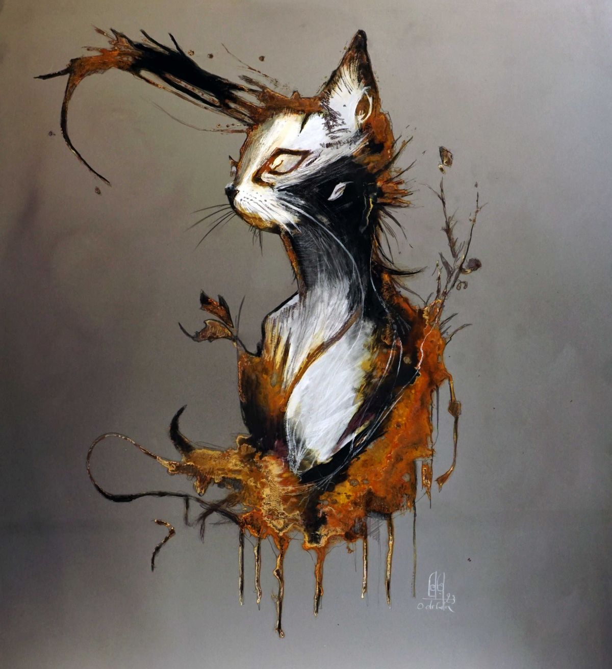 Cat - 1 by Olivier de Géa | Buy Art Online | Rise Art