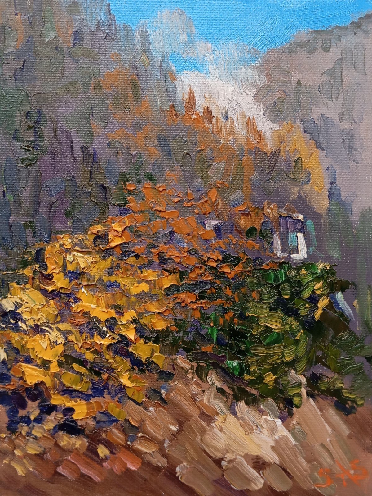 autumn at Alps by STAS (Stanislav Dyshlov) | Buy Art Online | Rise Art