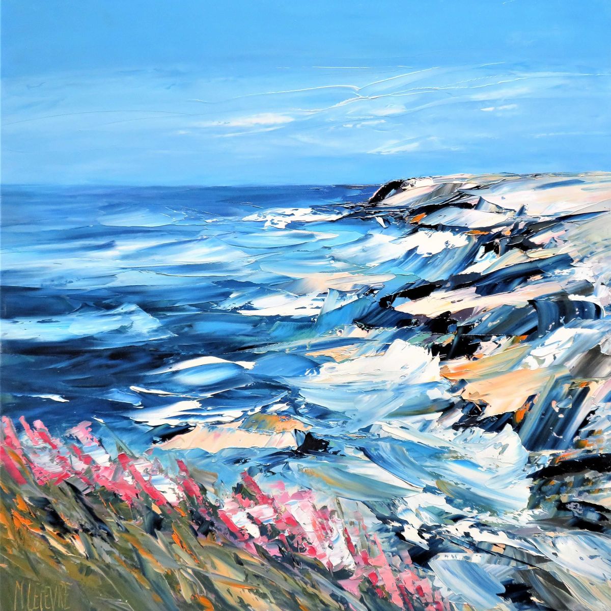 La côte rocheuse by Michaël LEFEVRE | Buy Art Online | Rise Art