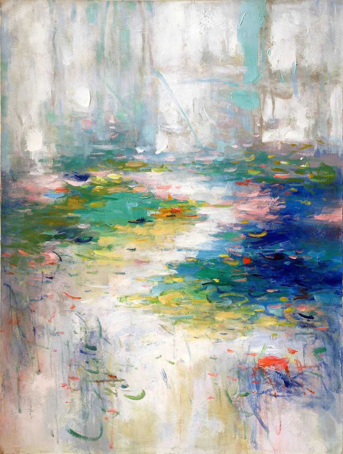Pond abstract1131 by Jingshen You | Buy Art Online | Rise Art