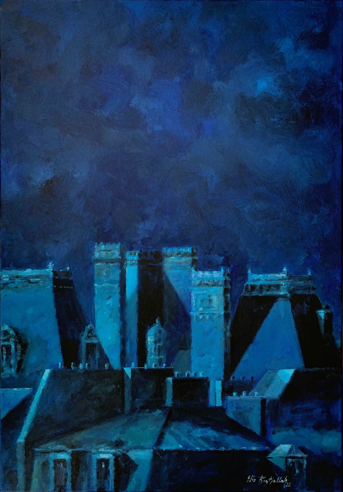 Les secrets du soir by Elie Rizkallah | Buy Art Online | Rise Art