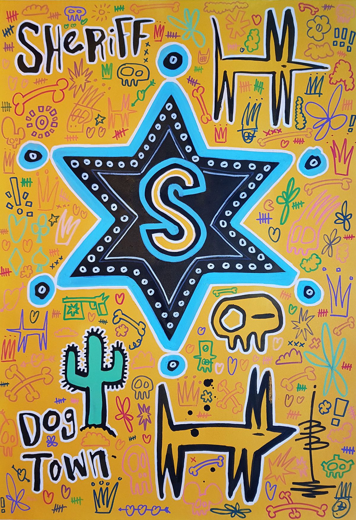 Sheriff of dogtown by Well Well | Buy Art Online | Rise Art