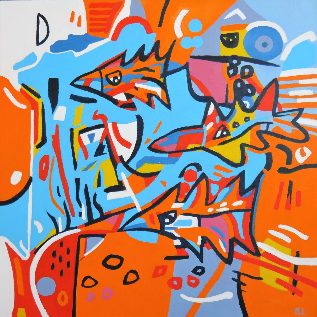 Les poissons by Michaël LEFEVRE | Buy Art Online | Rise Art